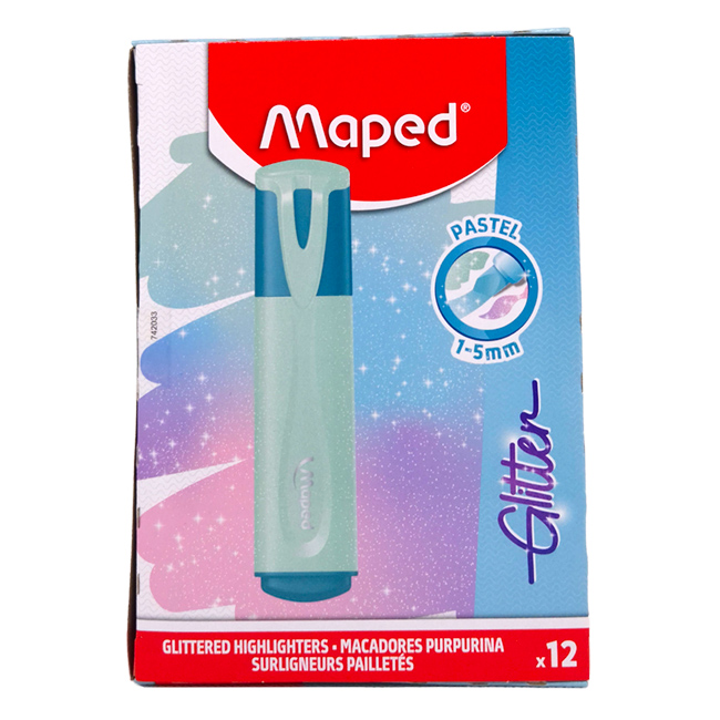 Signir Maped pastel zeleni gliter