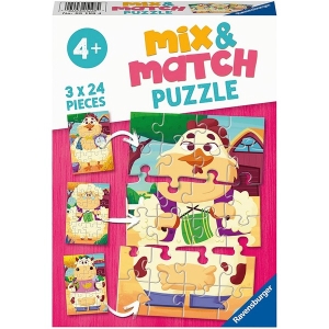 Ravensburger Mix&Match puzzle (slagalice) - Moji prijatelji sa farme