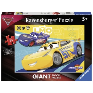 Ravensburger puzzle (slagalice) - Velike podne puzzle Cars