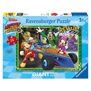 Ravensburger puzzle (slagalice) - Miki Maus u formuli