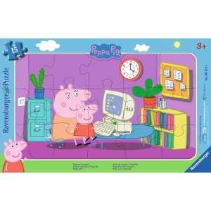 Ravensburger puzzle (slagalice) - Pepina za kompjuterom