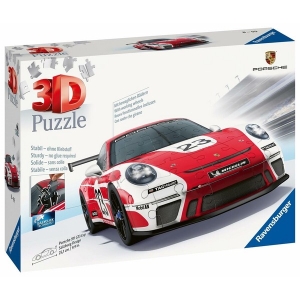 Ravensburger 3D puzzle (slagalice) - Porsche GT3 Cup, crvene boje