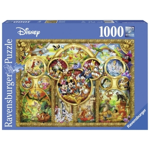 Ravensburger puzzle (slagalice)- Diznijevi likovi u zlatu 1000