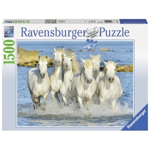 Ravensburger puzzle (slagalice)-Belo konji u galopu