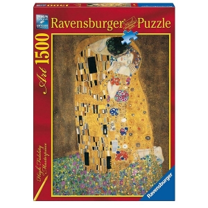 Ravensburger puzzle (slagalice)- Klimt "Poljubac" 1500