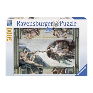 Ravensburger puzzle (slagalice)- Mikelandjelo "Stvaranje Adama"