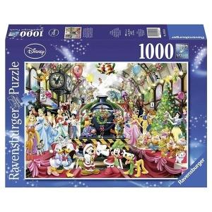 Ravensburger puzzle (slagalice) - Novogodisnja Disney zurka