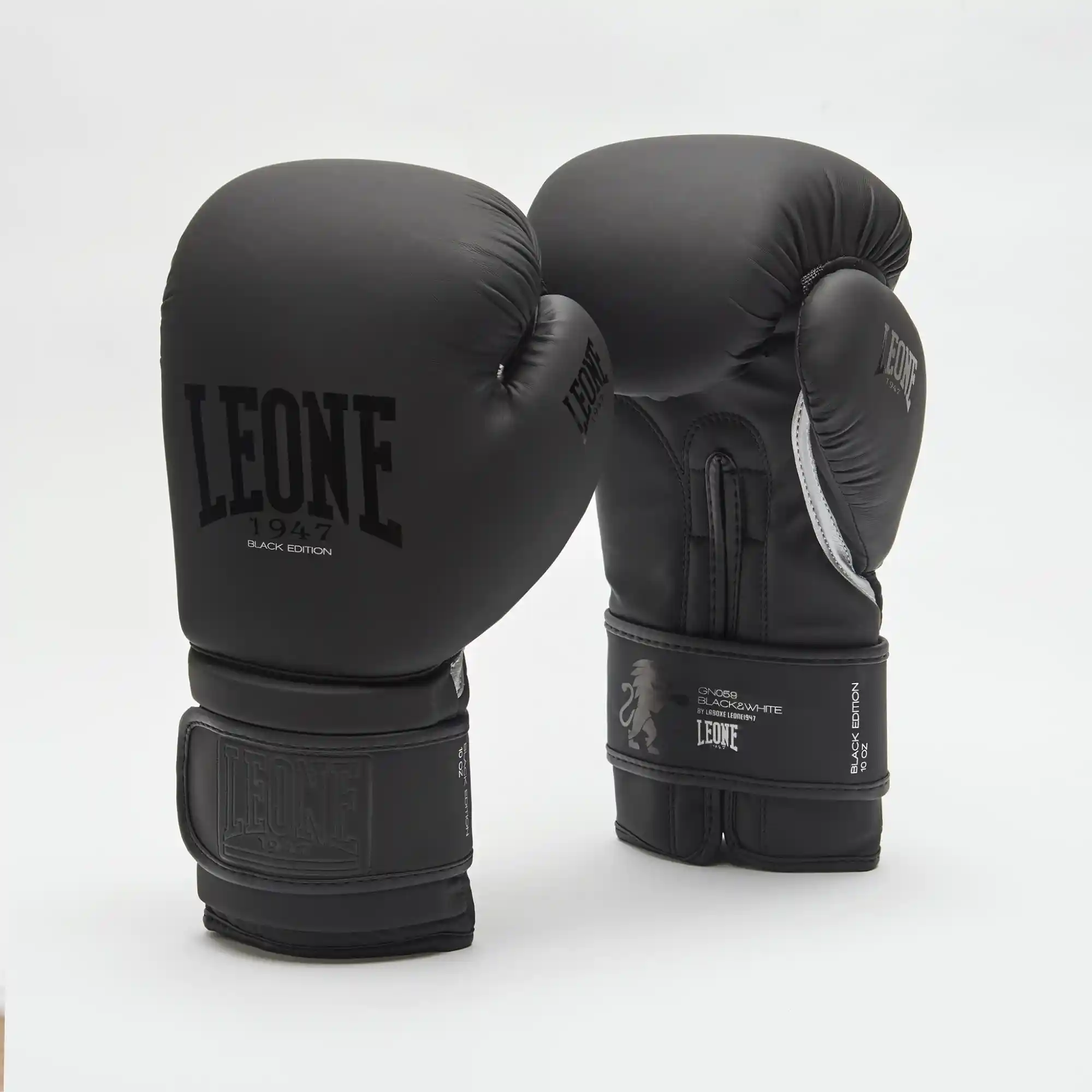 BLACK & WHITE BOXING GLOVES