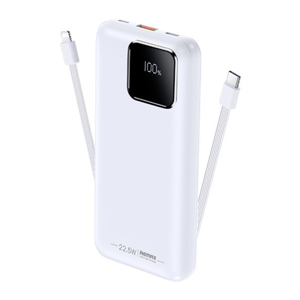 REMAX Power Bank Suji Series PD 20W+QC 22.5W Fast Charging 20000mAh RPP-513, bela