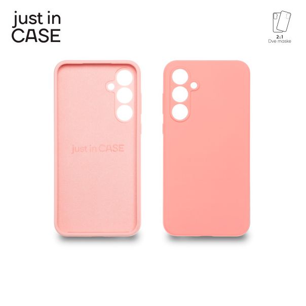 JUST IN CASE Maska 2u1 Extra case MIX PLUS za Samsung Galaxy A55, roza