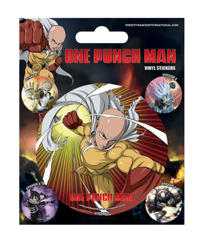 Stikeri set 5 - One Punch Man, Atomic Fist