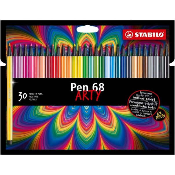 Flomasteri STABILO Pen 68 Arty set 1/30