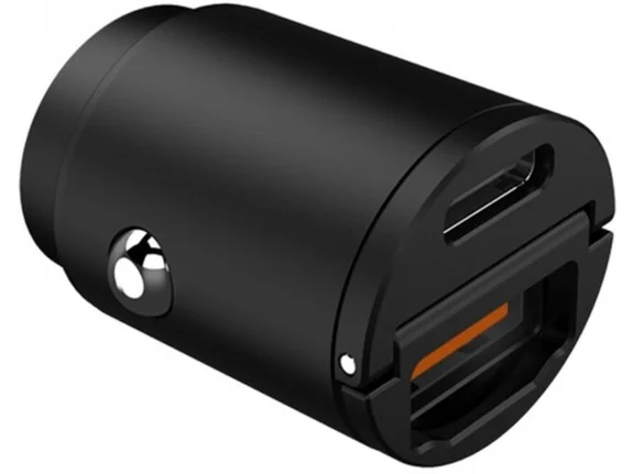 Celly Auto punjač 30W 1 USB + 1 USB-C PORTS