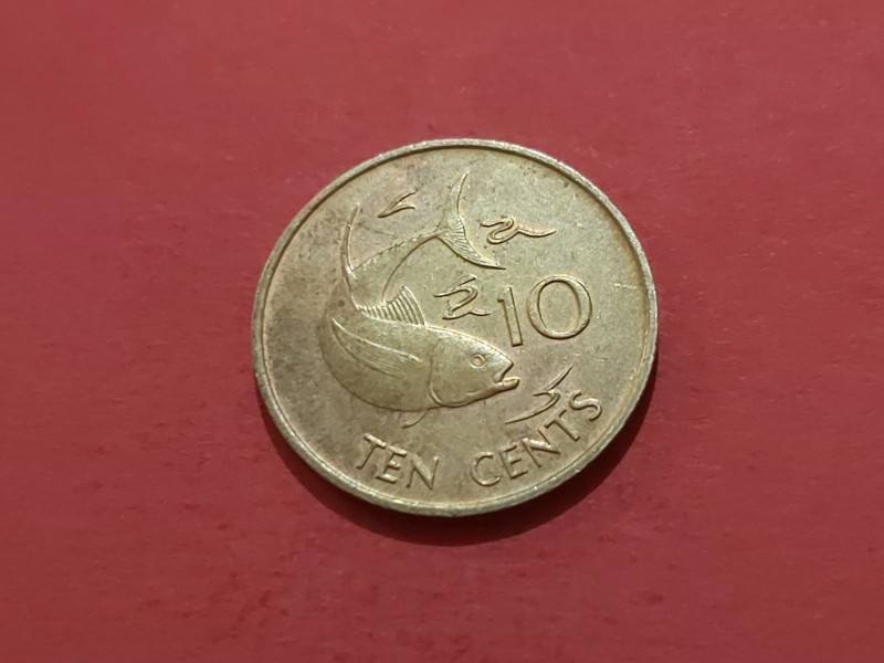 Seychelles - 10 cent 1982 god