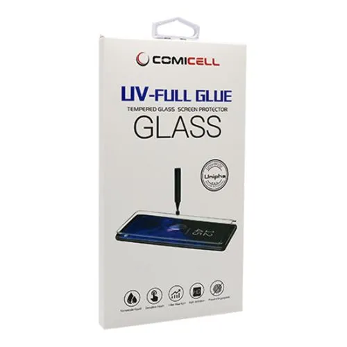 Zaštino staklo (glass) 3D MINI UV-FULL GLUE za Huawei Mate 30 Pro zakrivljena providna (sa UV lampom) (MS)