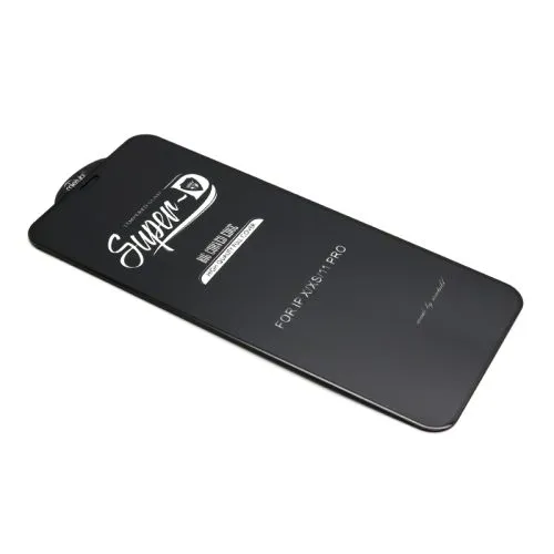Zaštino staklo (glass) 11D za iPhone X/XS/11 Pro SUPER D crna (MS)