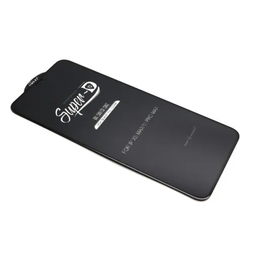 Zaštino staklo (glass) 11D za iPhone XS Max/11 Pro Max SUPER D crna (MS)