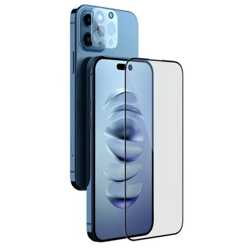 Zaštino staklo (glass) Nillkin 2u1 HD za iPhone 14 Pro 6.1 crna