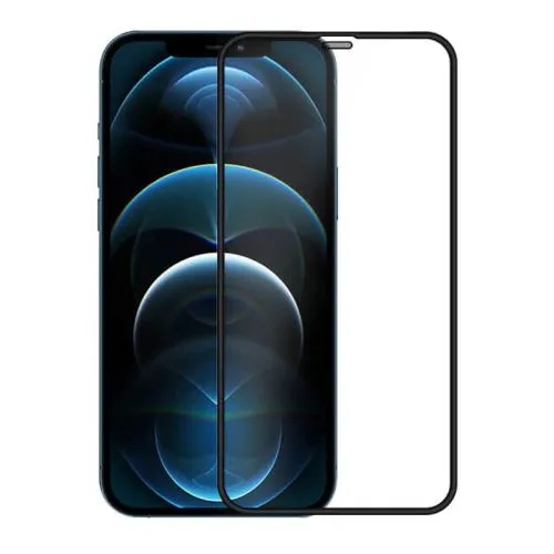 Zaštino staklo (glass) Nillkin za iPhone 12/12 Pro (6.1) crni PC Shatterorof (MS)