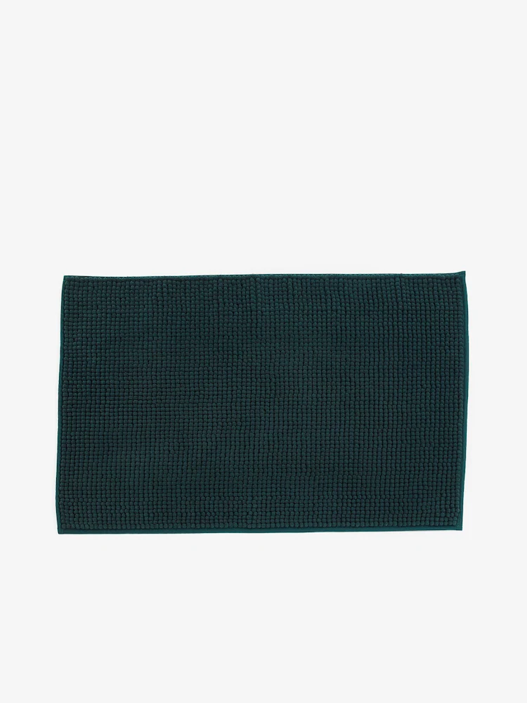 Bottle Green Bobble Bath Mat