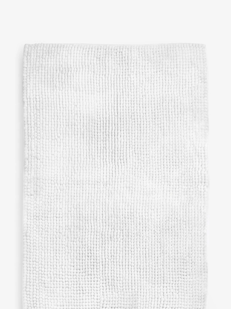 White Bobble X-Large Bath Mat