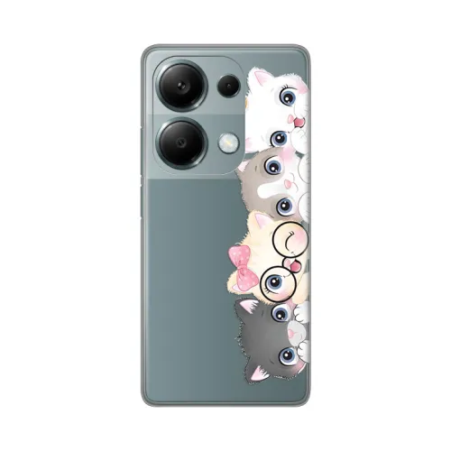 Silikonska futrola - maska print Skin za Xiaomi Redmi Note 13 Pro 4G (EU) Cats