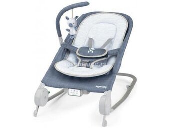 Ingenuity Ležaljka za bebe Happy Bell Massage Bouncer Chambray SKU16854