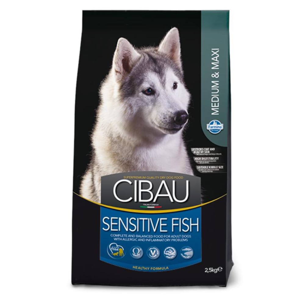 CIBAU Fish Med & Maxi Sensitive 2.5 kg Hrana za pse