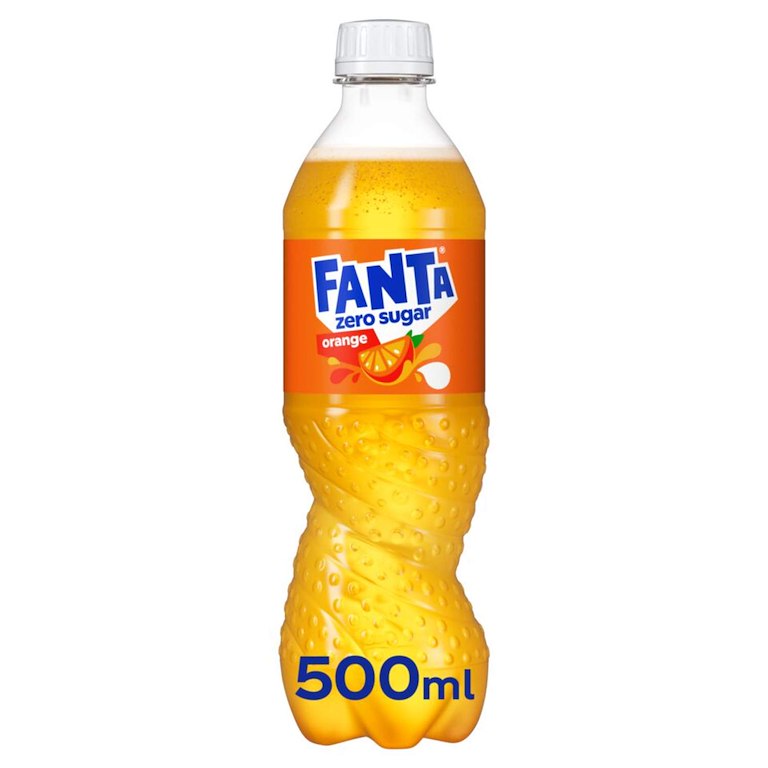 Sok fanta orange zero 0.5l pet