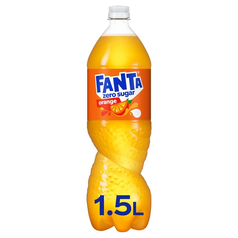 Sok fanta orange zero 1.5l pet