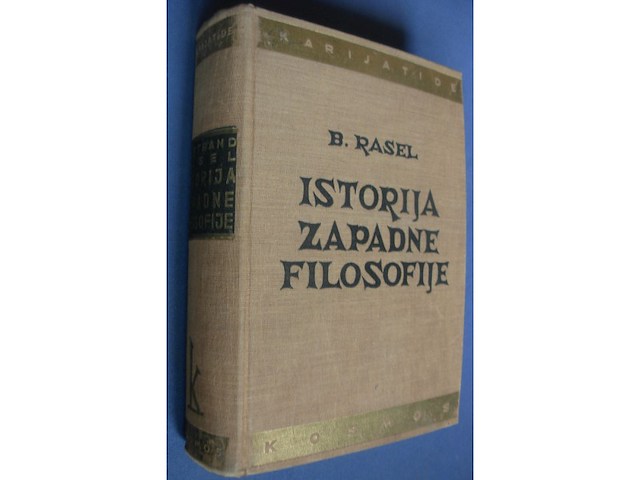 ISTORIJA ZAPADNE FILOSOFIJE - Bertrand Rasel