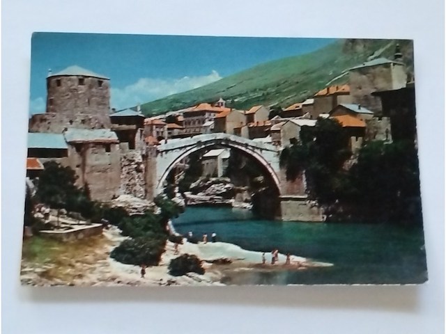 Mostar - Stari Most - Bosna - Putovala 1965.g -