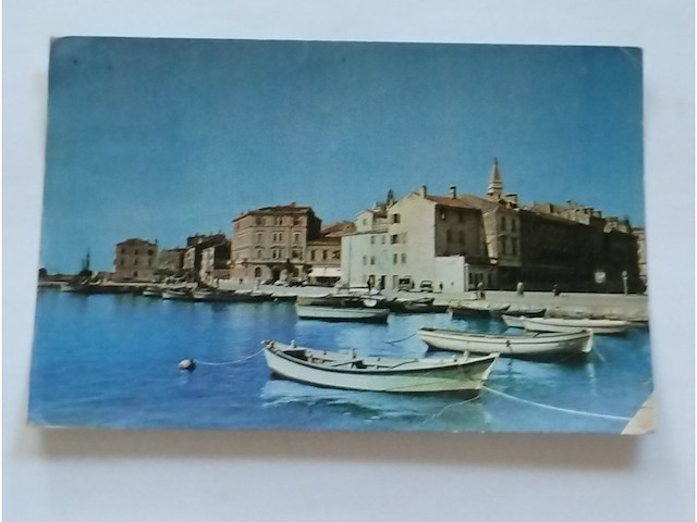 Rovinj - Čamci - Hrvatska - Putovala 1961.g -