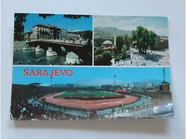 Sarajevo - Stadion - Džamija - Bosna - Putovala