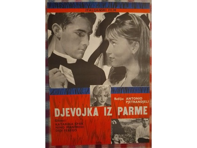 plakat DJEVOJKA IZ PARME