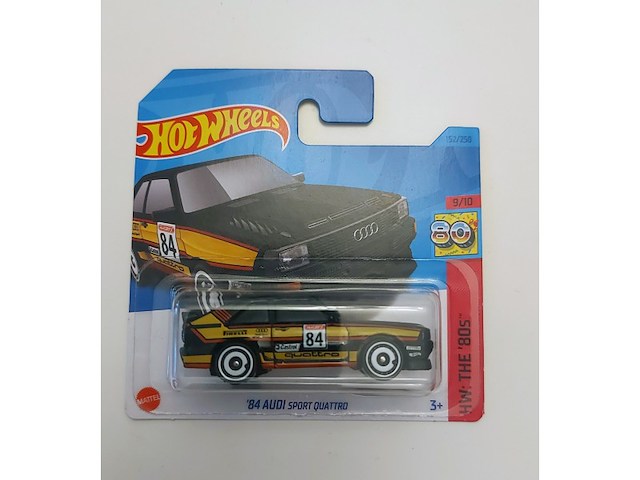 Hot Wheels 84 Audi Sport Quattro