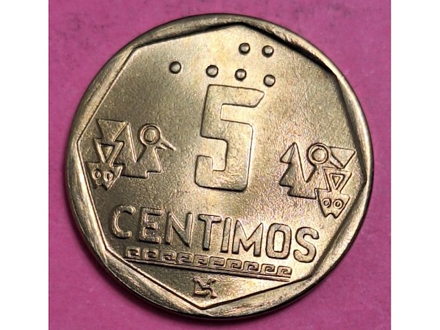 5 Centimos 1998 Peru