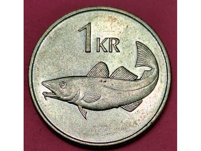 1 Krona 1989 Island