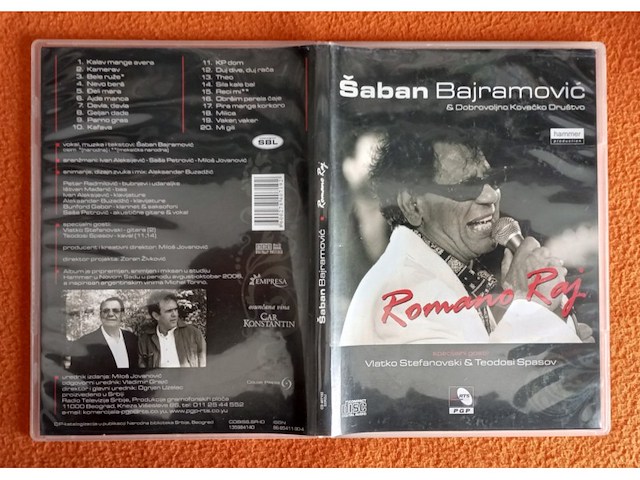 ŠABAN BAJRAMOVIĆ - Romano Raj (CD)