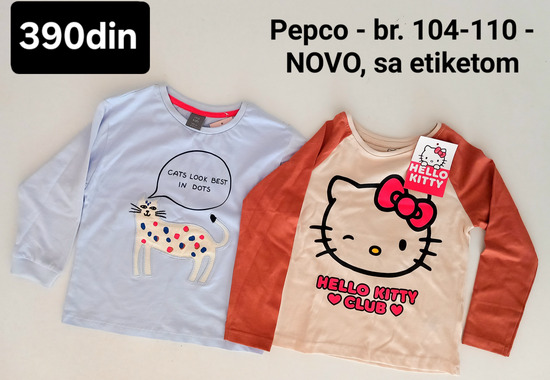 Hello Kitty majice br. 104-110 - NOVO