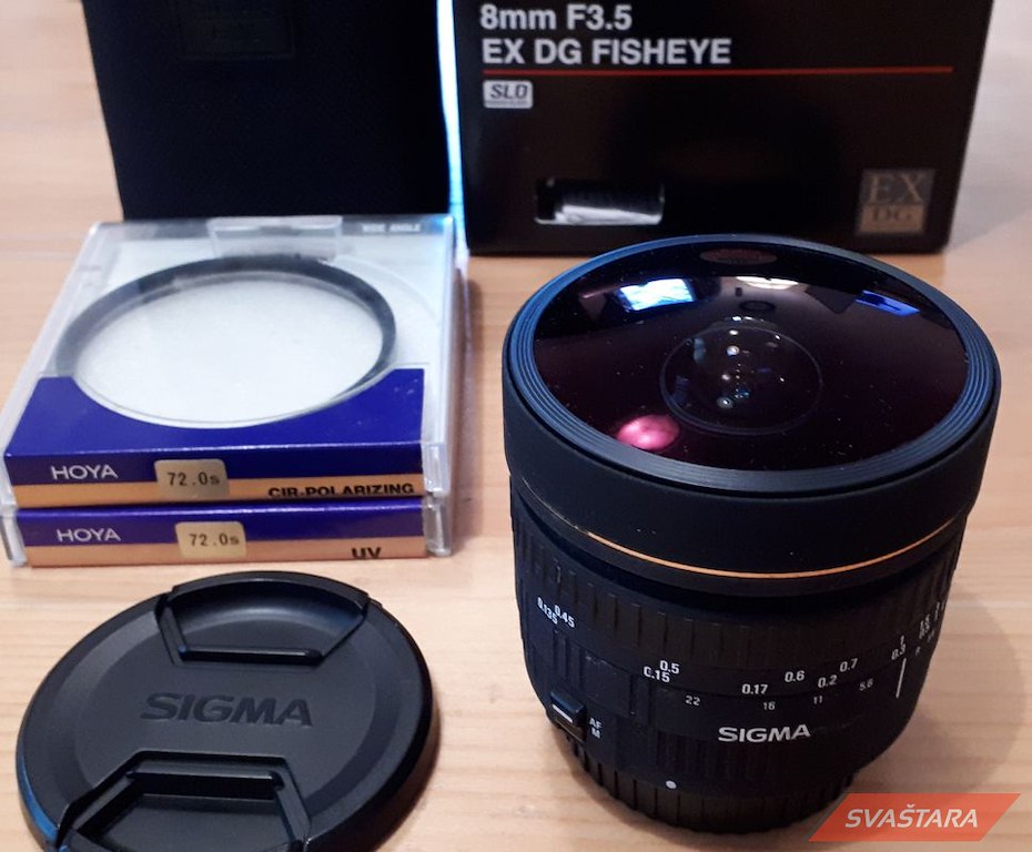 SIGMA 8mm F3.5 EX DG FISHEYE za Canon aparate