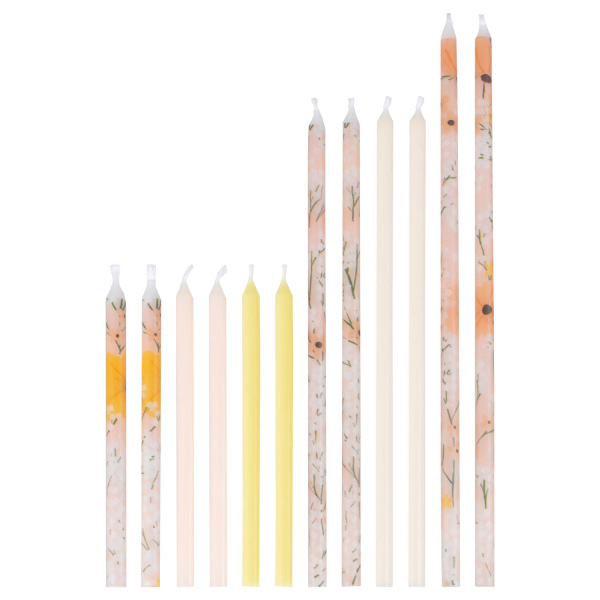 BBL107
12 Candles Floral Pattern