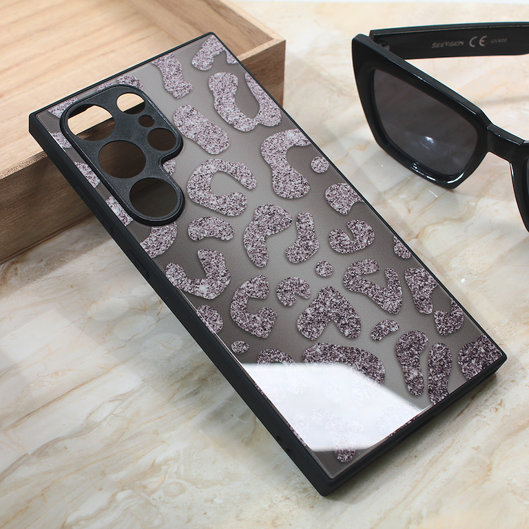 Maska Shiny glass za Samsung S928B Galaxy S24 Ultra siva