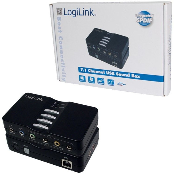Eksterna USB muzička kartica LogiLink Soundbox 7.1