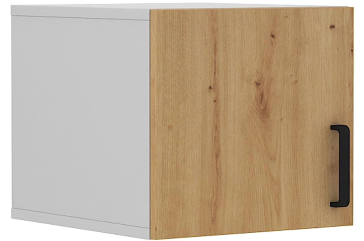 Malta 115 nadogradnja s vratima 39,9x43,6x36,5 cm natur (artisan hrast)/svetlo siva