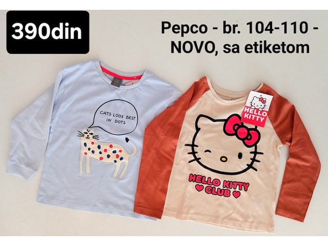 Hello Kitty majice br. 104-110 - NOVO