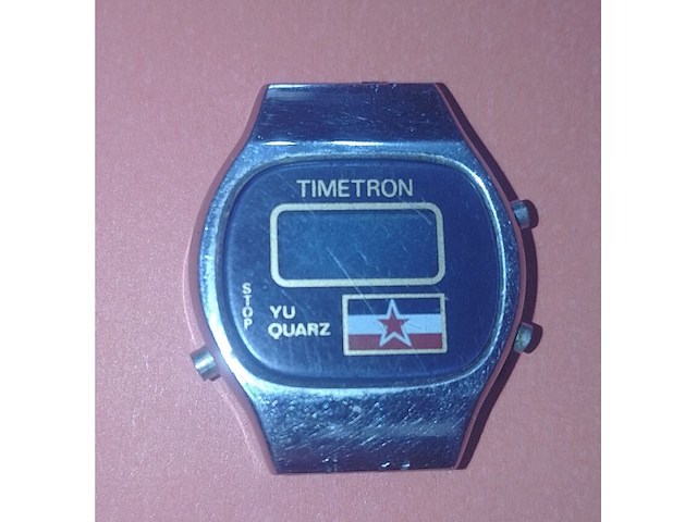 TIMETRON QUARTZ SAT SA ZASTAVOM SFR JUGOSLAVIJE.. RARE