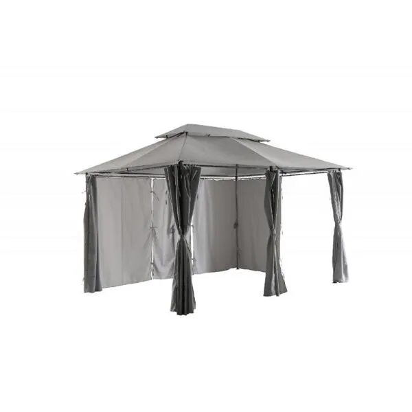 Green bay metalna gazebo tenda Belize-siva (055682)