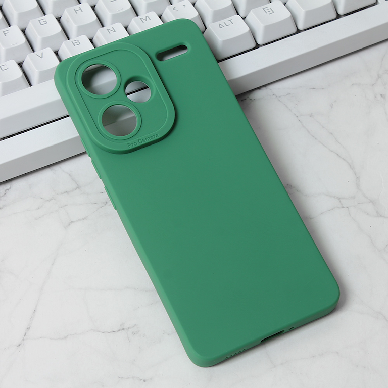 Xiaomi Redmi Note 13 Pro 4G - Zastitna maska (futrola) Silikon Pro Camera Plus (EU) zelena