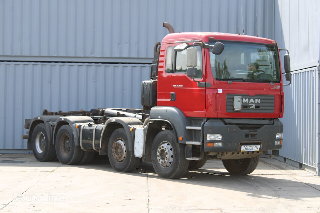 MAN TGA 41.430, ABROLLKIPPER, 8x4, 41 TON kamion rol kiper